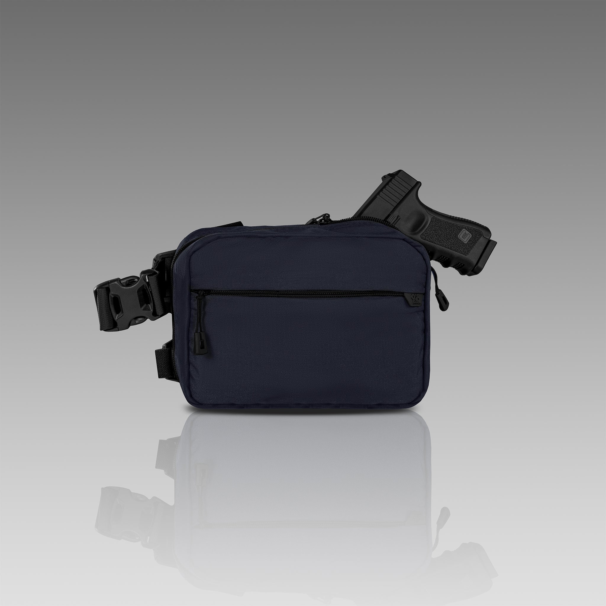 QAPL Cordura® Concealed Carry EDC Bag – Large Midnight Blue | IWB ...