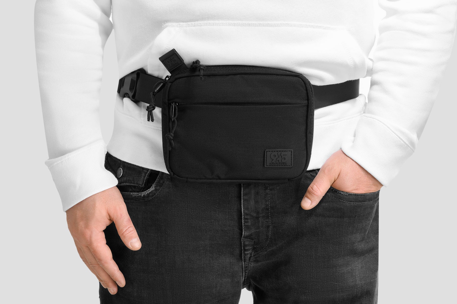 QAPS Cordura® Concealed Carry EDC Bag – Small Black | IWB Adapter – 945 ...